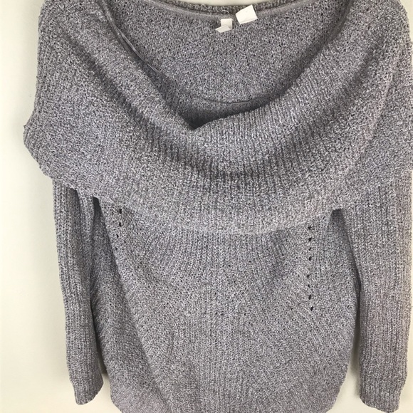 Moth | Sweaters | Anthro Moth Off The Shoulder Chenille Sweater S ...